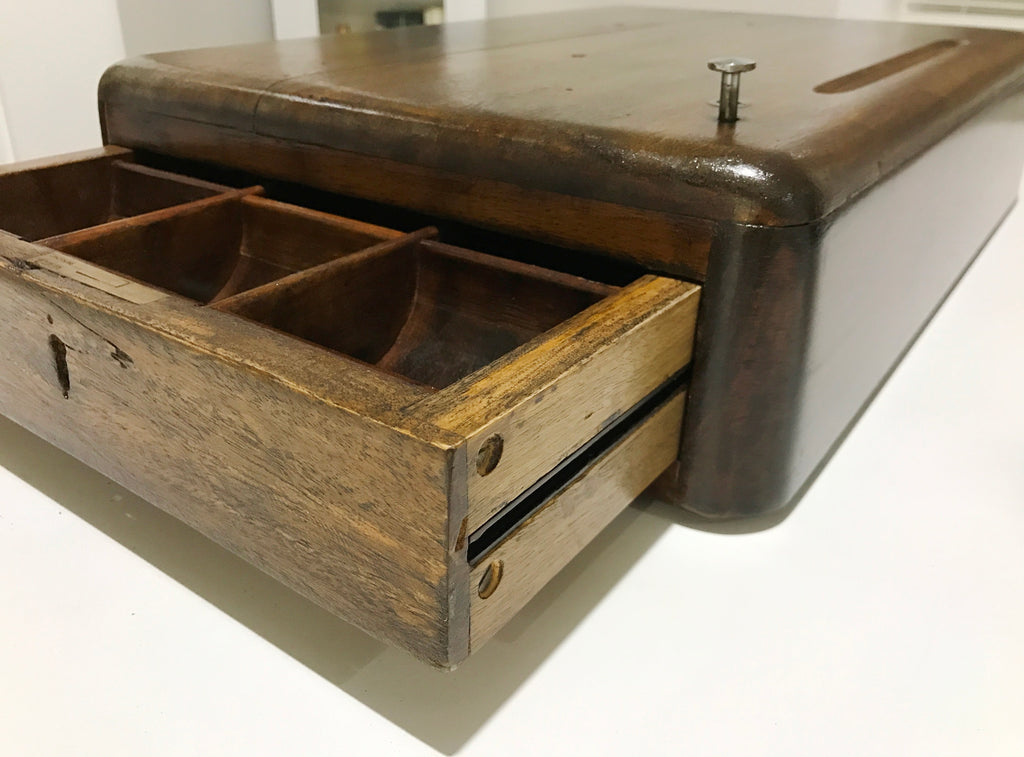 Antique Wooden Cash Register Drawer | Adelaide Clocks