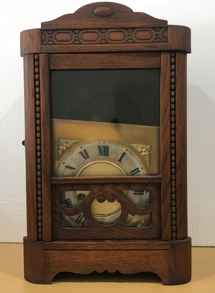 Antique HAC Hammer on Coil Chime Mantel Clock | Adelaide Clocks