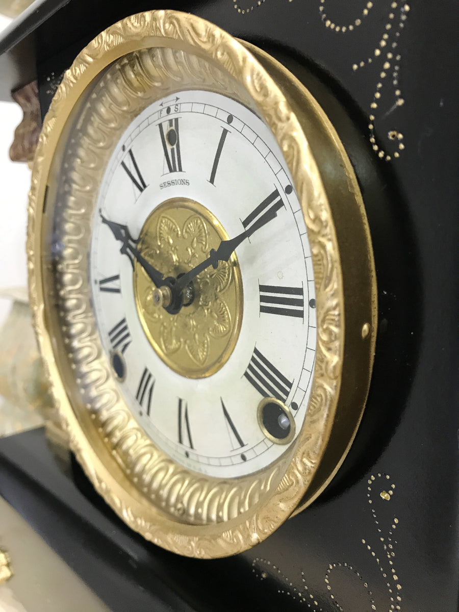 Antique Sessions Mantel Clock | Adelaide Clocks