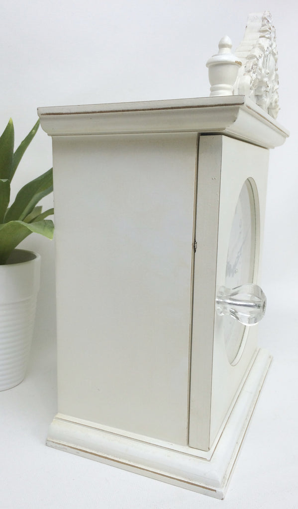White Quartz Mantel Clock | Adelaide Clocks