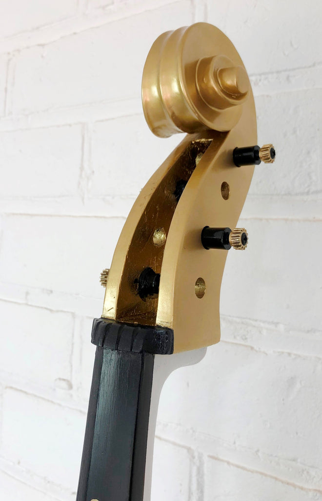 Original 4x String Wooden CELLO Wall Clock | Adelaide Clocks