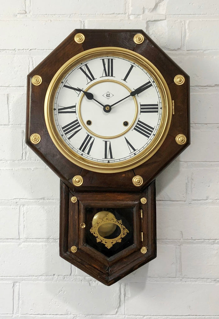 Antique Original MEIJI Pendulum Chime Wall Clock | Adelaide Clocks
