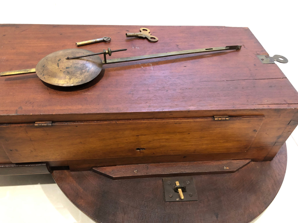 Antique Watchman's Pin Pendulum Fusee Wall Clock | Adelaide Clocks