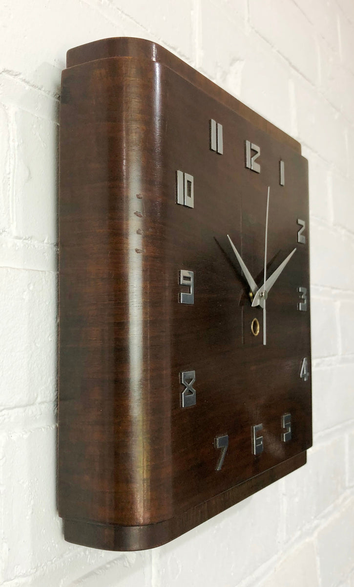 Vintage ODO Battery Wood Wall Clock | Adelaide Clocks