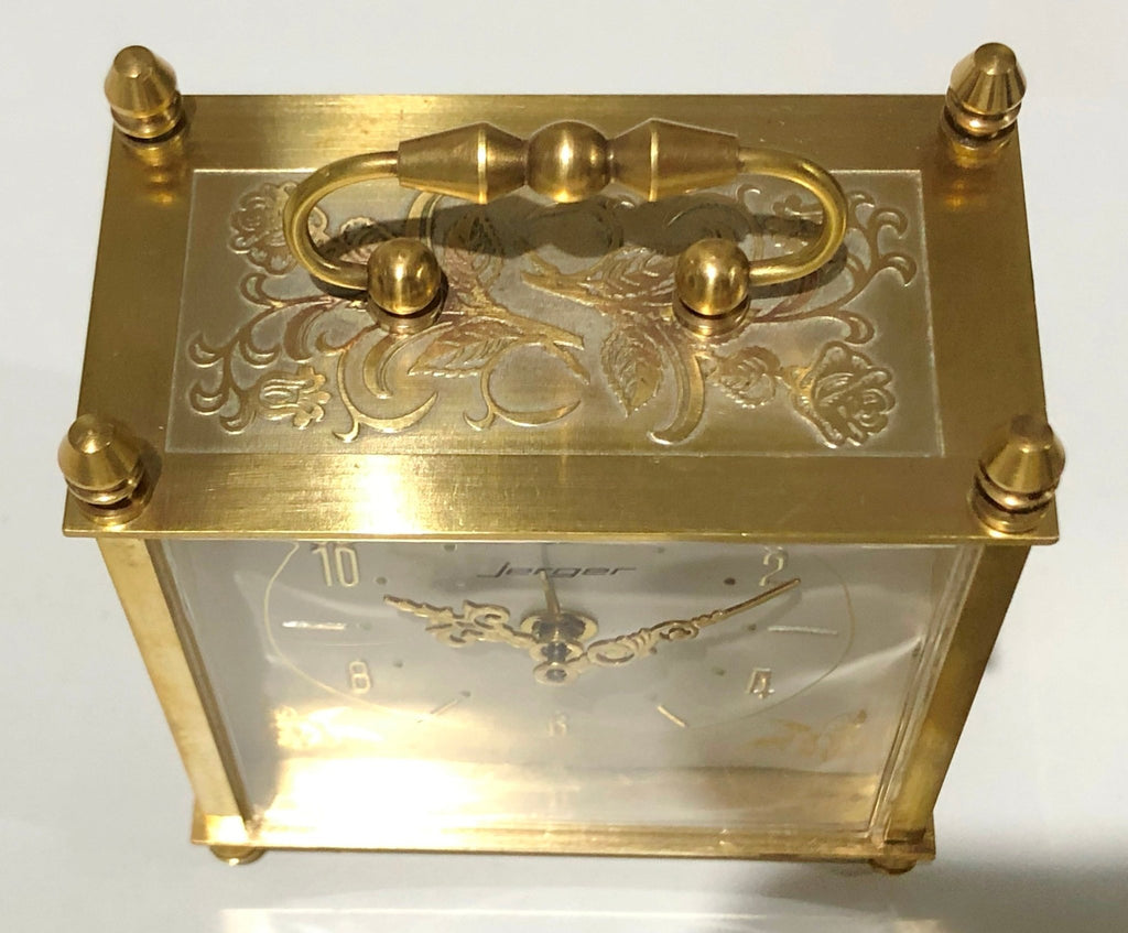 Vintage JERGER German Alarm Desk Clock | Adelaide Clocks