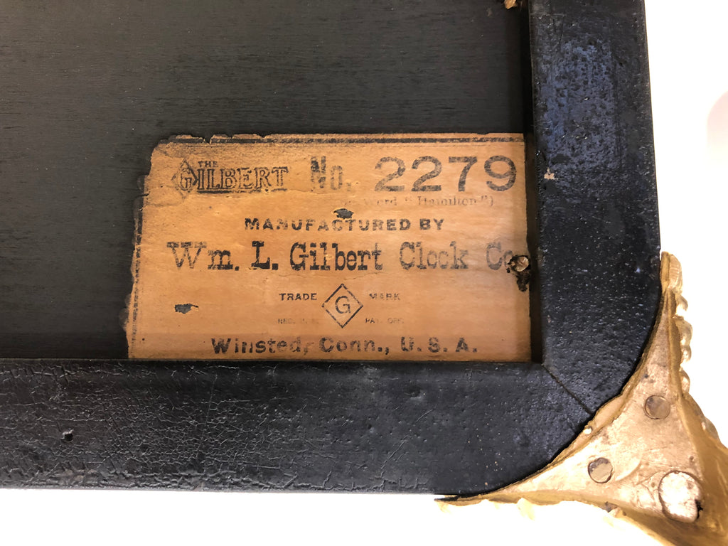 Antique Gilbert Bell & Hammer Chime Mantel Clock | Adelaide Clocks