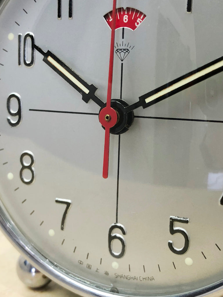 Vintage Shanghai China Alarm Desk Clock | Adelaide Clocks