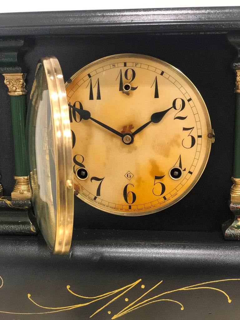 Antique Gilbert Mantel Clock | Adelaide Clocks