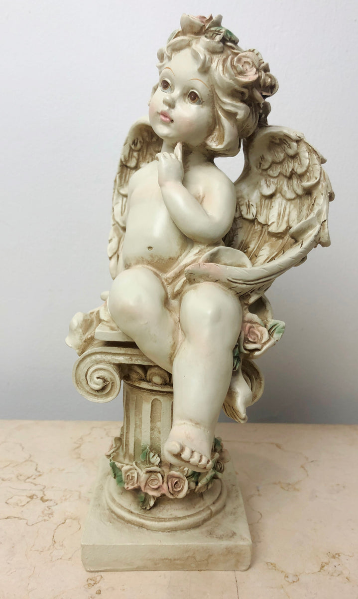 Vintage Hand Made Cherub / Cupid Ornament | Adelaide Clocks