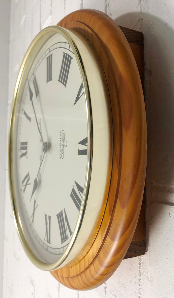 Vintage Style Australia Train Station Battery Wall Clock | Adelaide Clocks