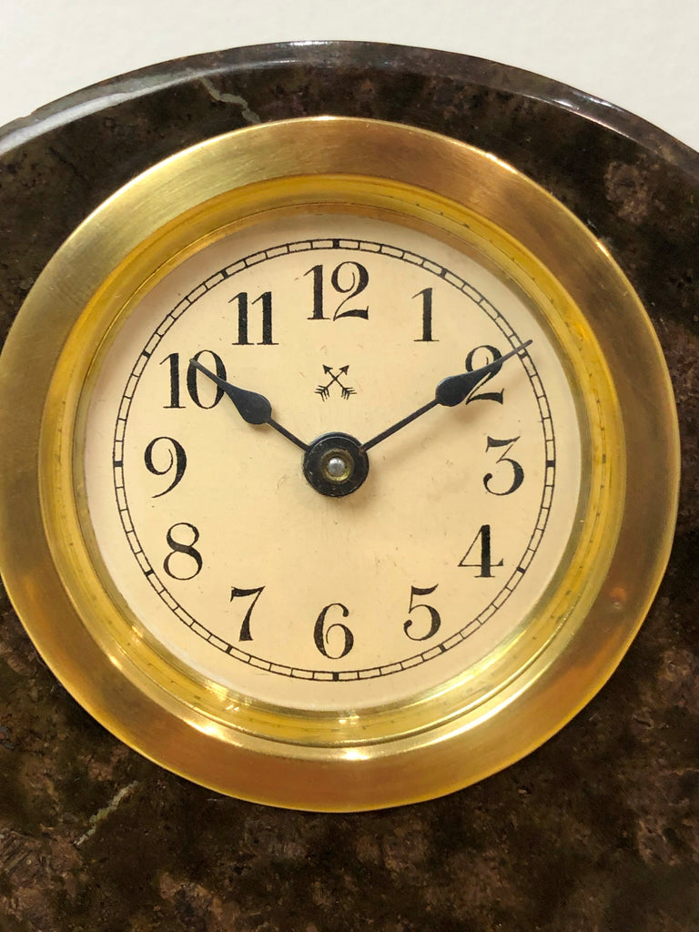 Vintage HAC Art Deco Marble Desk/Mantel Clock | Adelaide Clocks