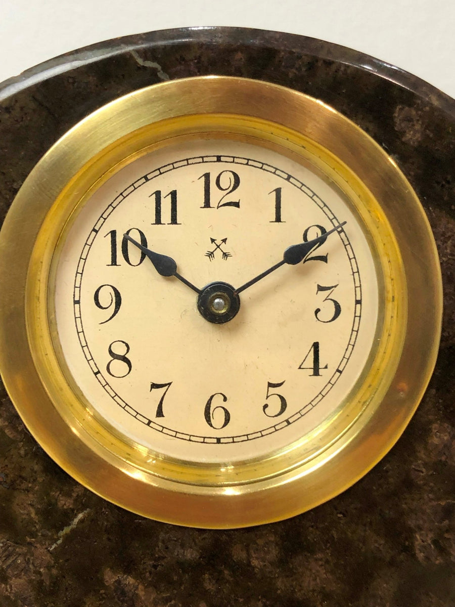 Vintage HAC Art Deco Marble Desk/Mantel Clock | Adelaide Clocks