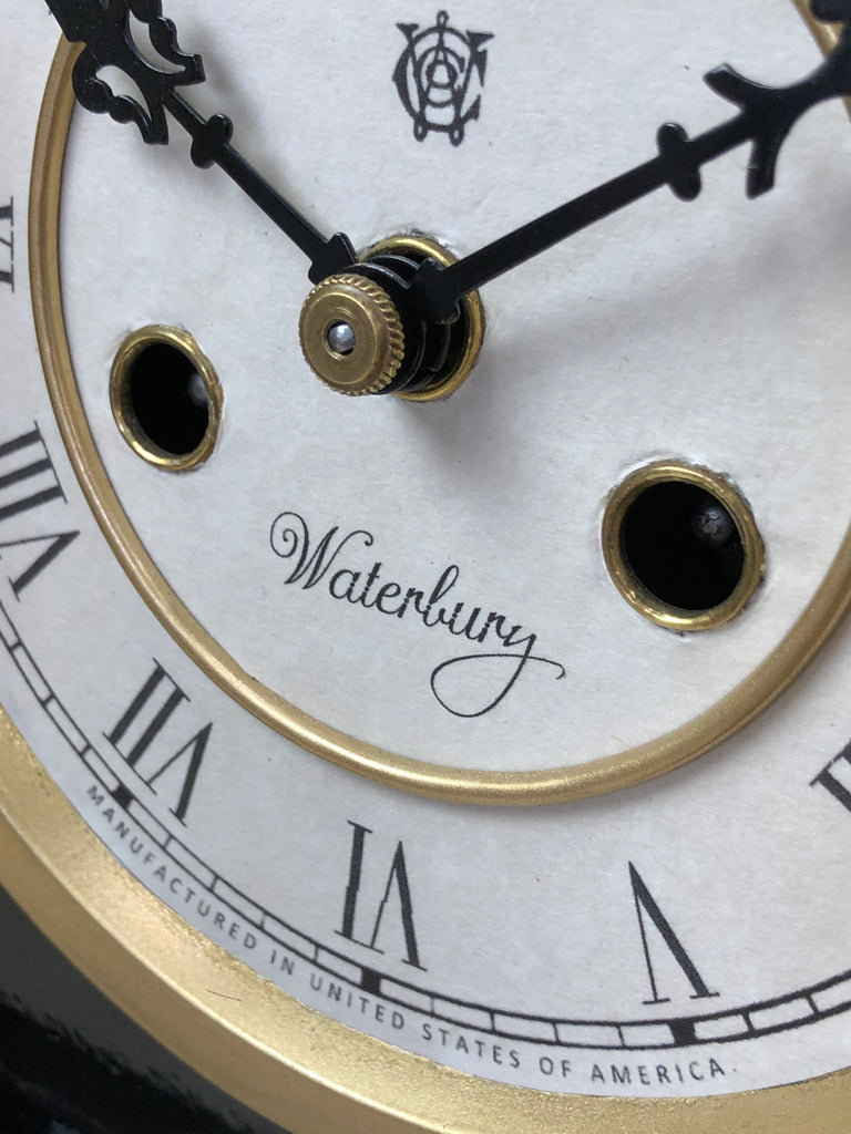 Antique Waterbury Cast Iron Bell & Hammer Chime Mantel Clock | Adelaide ...