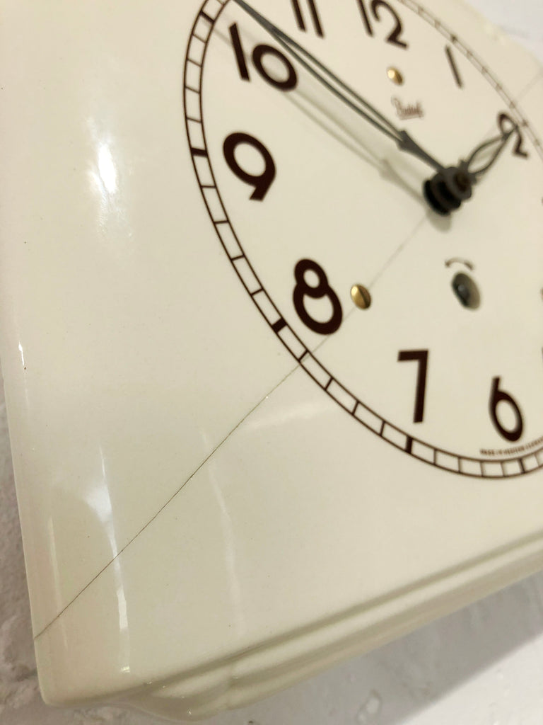 Vintage BADUF Ceramic Kitchen Wall Clock | Adelaide Clocks