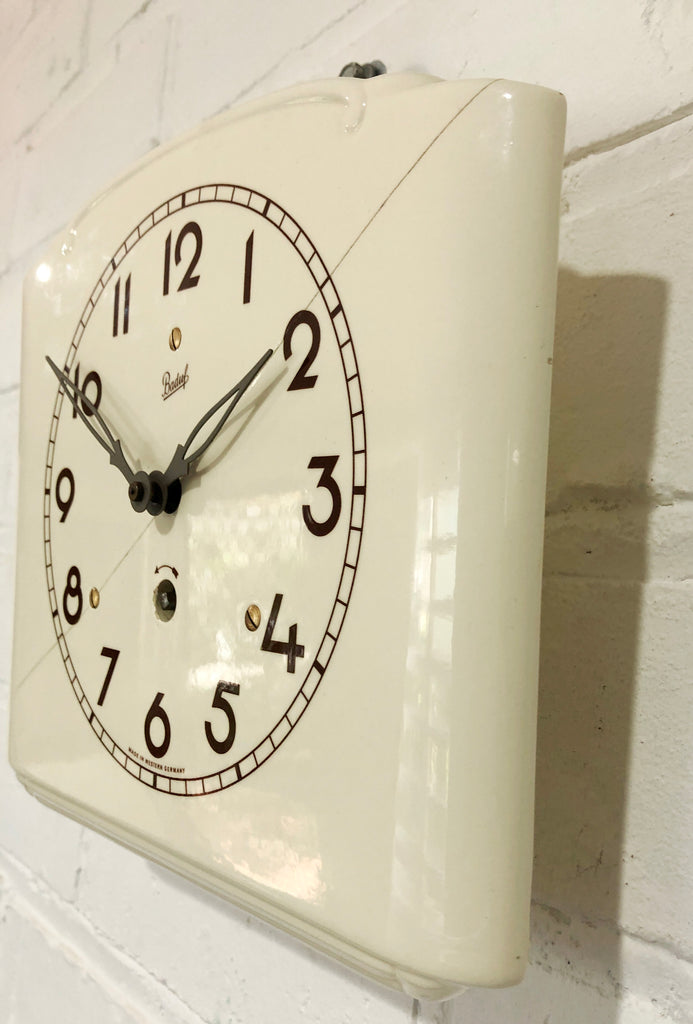 Vintage BADUF Ceramic Kitchen Wall Clock | Adelaide Clocks