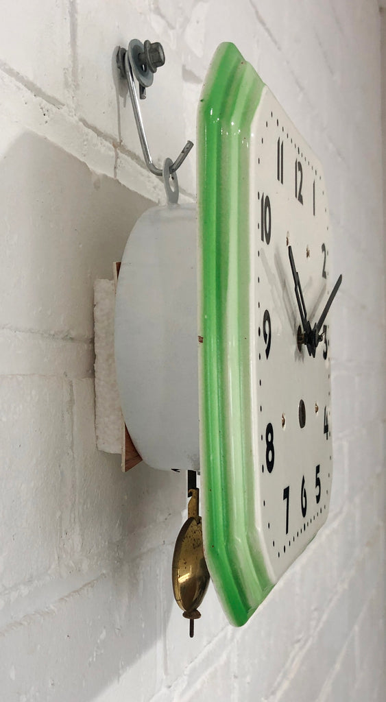 Vintage Ceramic Pendulum Kitchen Wall Clock | Adelaide Clocks