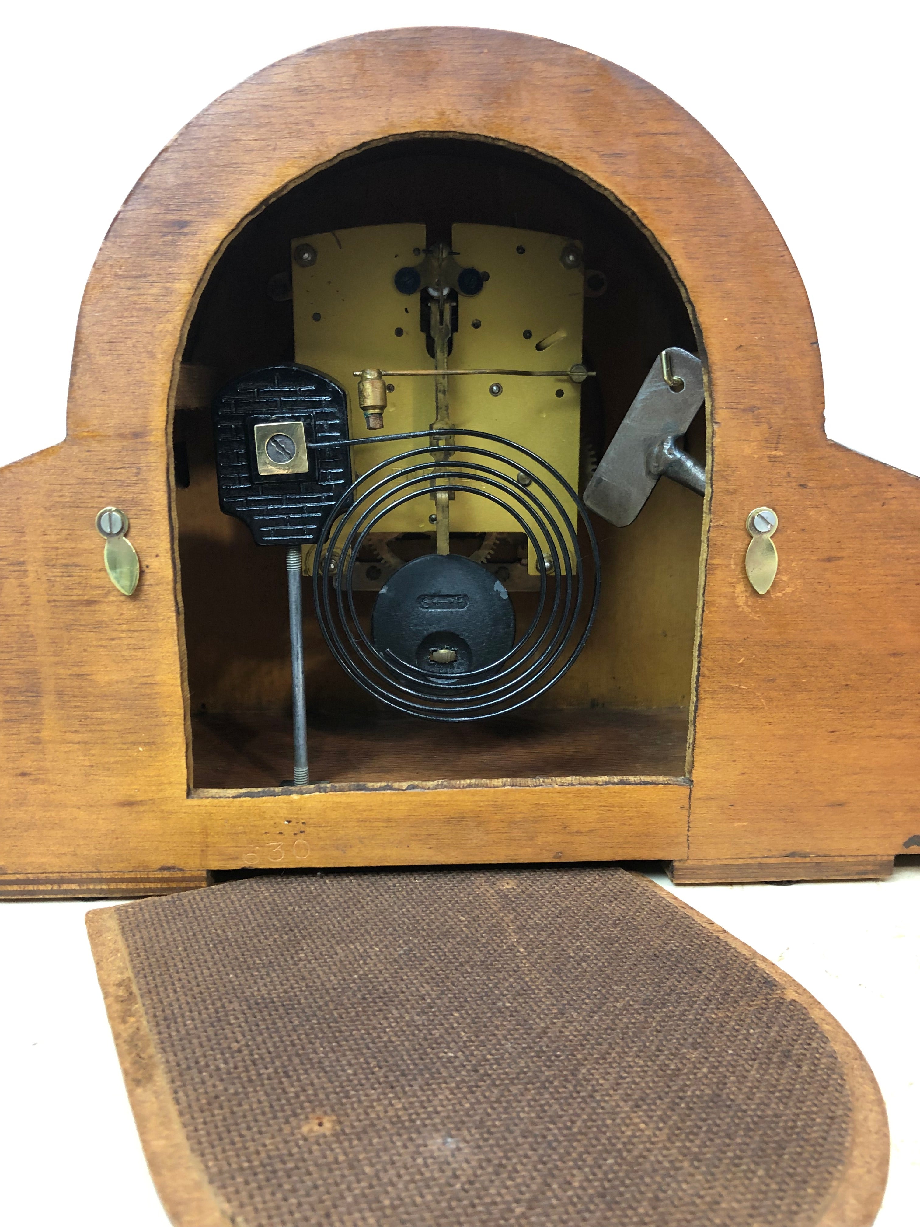 Vintage Enfield Hammer on Coil Chime Mantel Clock | Adelaide Clocks