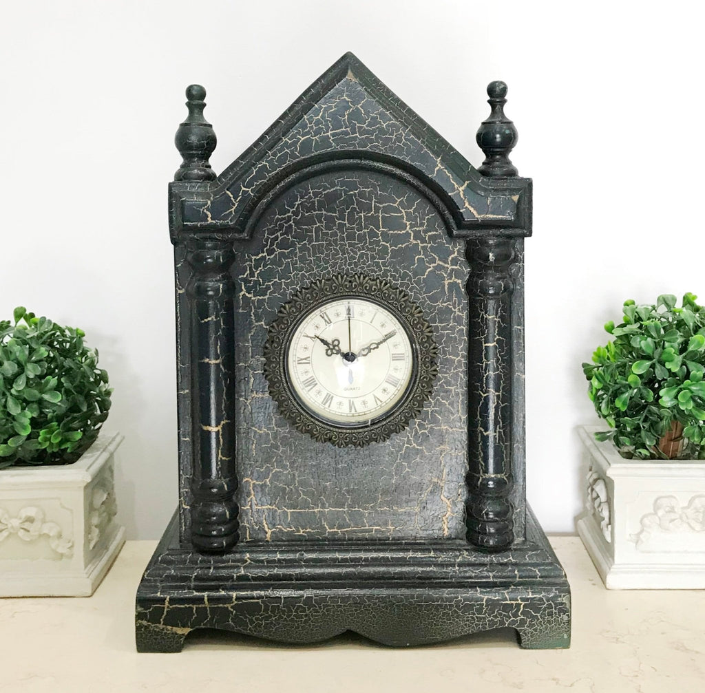 RESTORED Vintage Gothic Mantel Clock | Adelaide Clocks