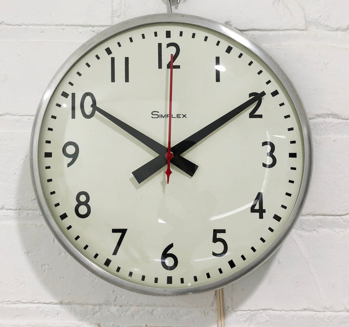 Vintage SIMPLEX Electric Wall School Clock | Adelaide Clocks