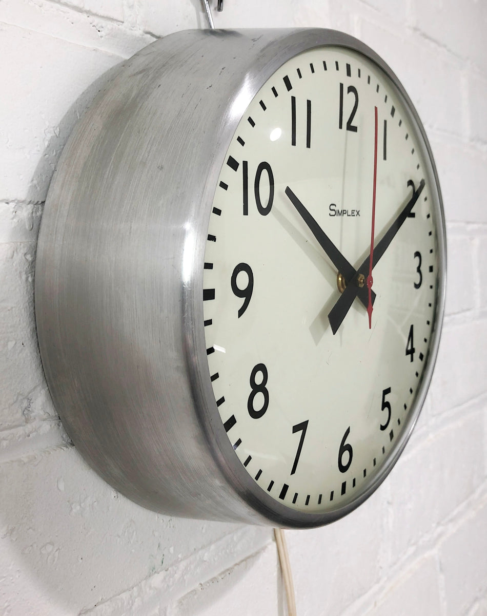 Vintage SIMPLEX Electric Wall School Clock | Adelaide Clocks