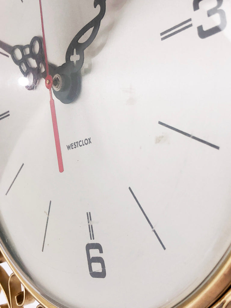 Vintage WESTCLOX Starburst Battery Wall Clock | Adelaide Clocks