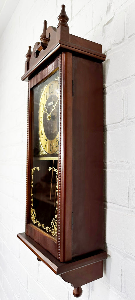 Vintage Rhythm Hammer Chime Battery Wall Clock | Adelaide Clocks