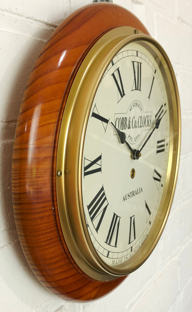 Vintage COBB & Co Station Australia Battery Wall Clock | Adelaide Clocks