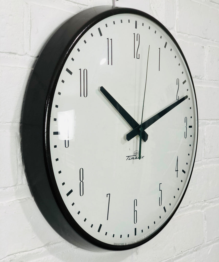 Vintage TIMATIC Battery Station Wall School Clock | Adelaide Clocks