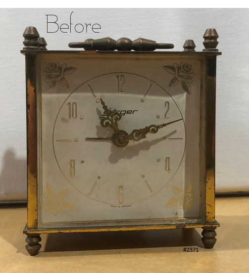 Vintage JERGER German Alarm Desk Clock | Adelaide Clocks
